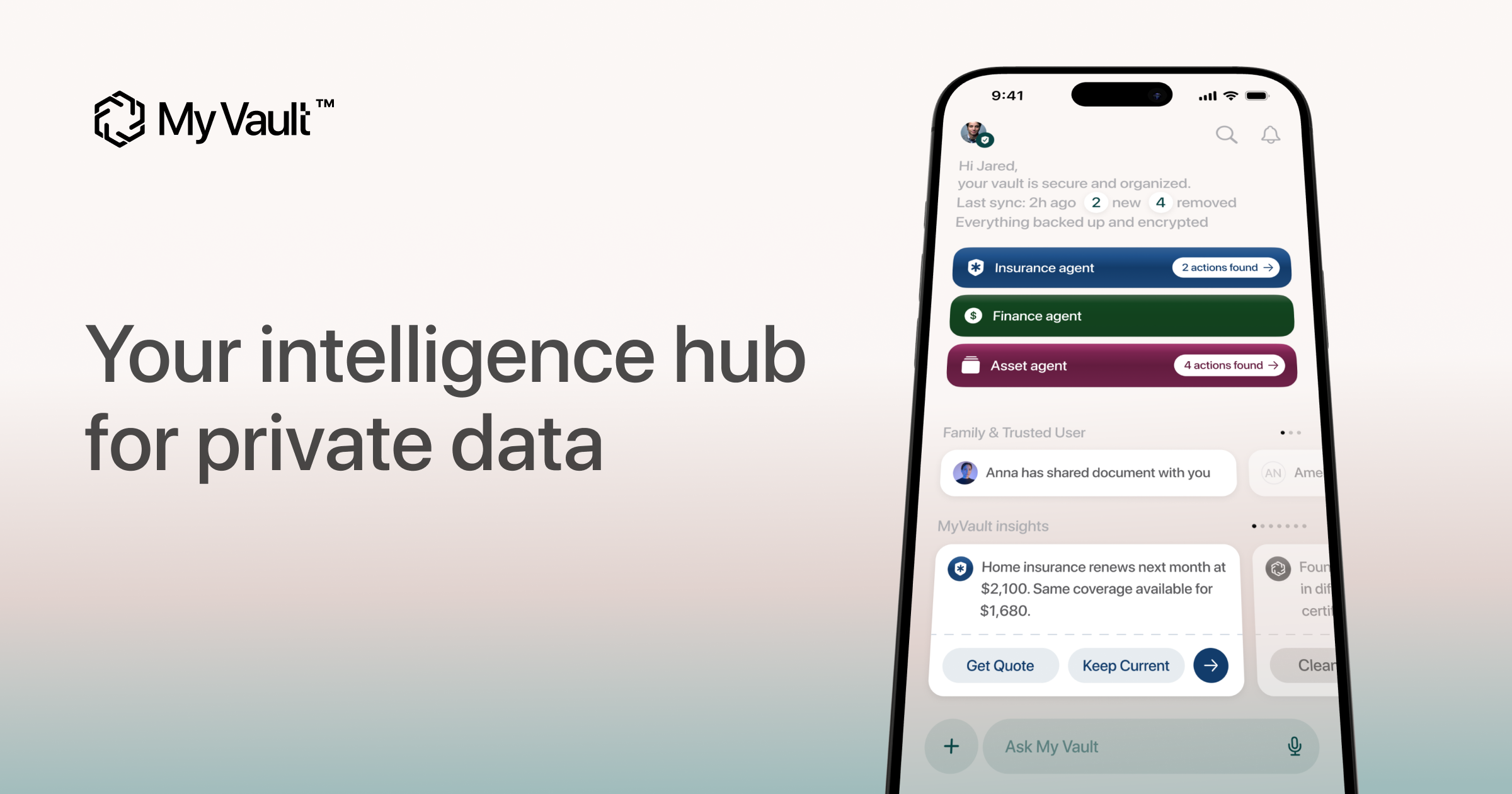MyVault | Private AI Intelligence for Your Documents