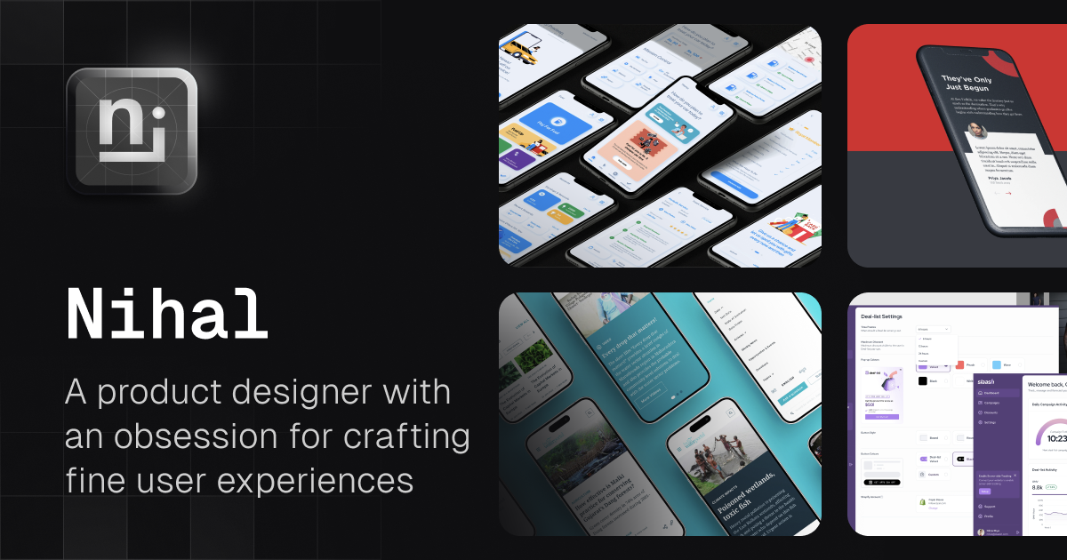 Nihal Product Designer
