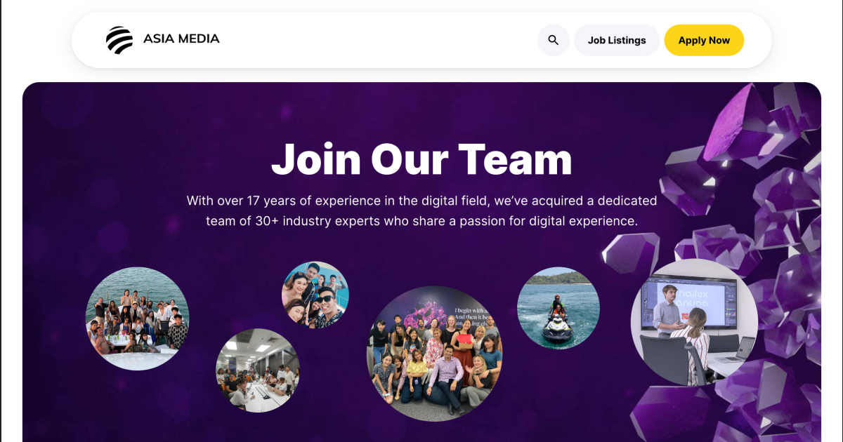 Join Our Team | Careers at Asia Media Studio