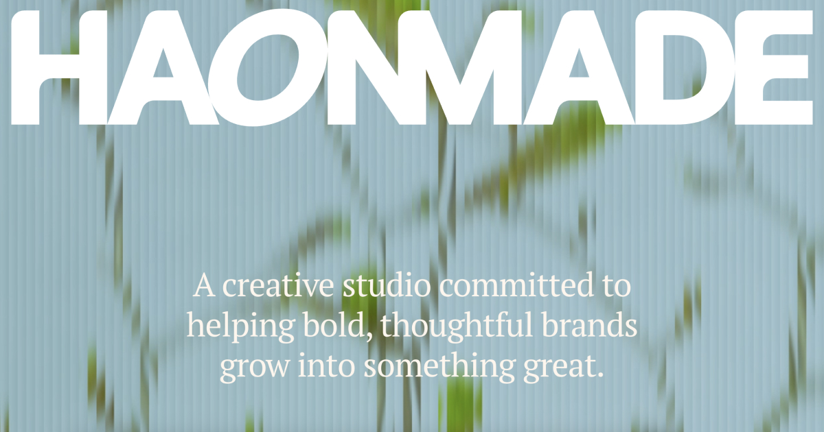 Haonmade | Multidisciplinary Design Studio in Singapore