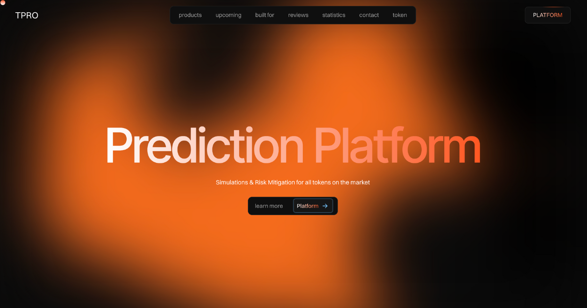 TPRO Network - Prediction Platform