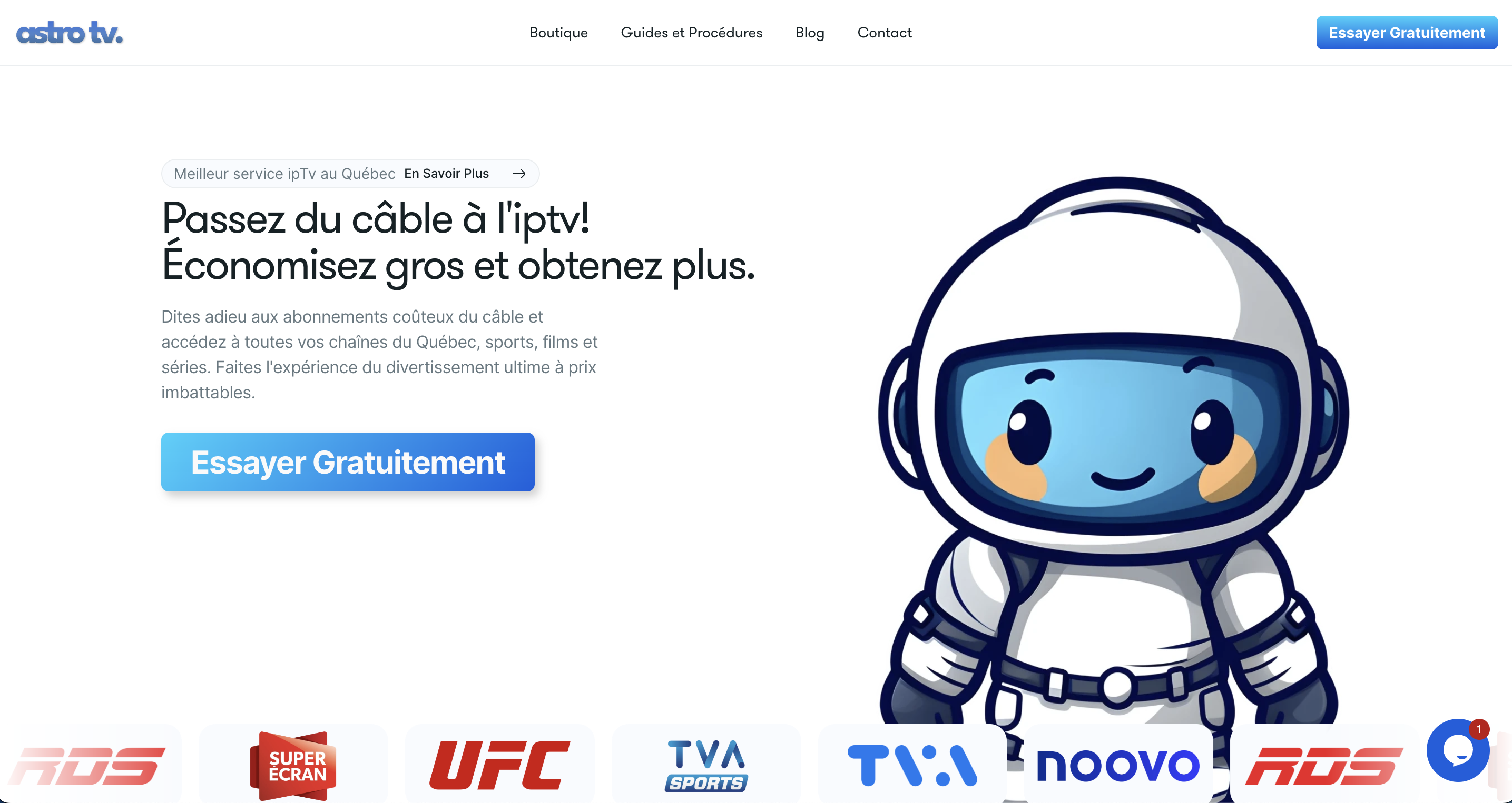 Essai Gratuit - IPTV Quebec | astro tv