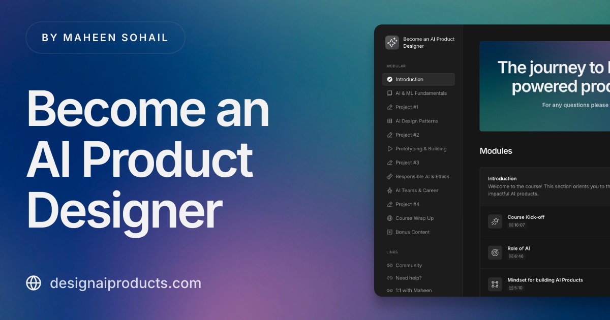 Become an AI Product Designer