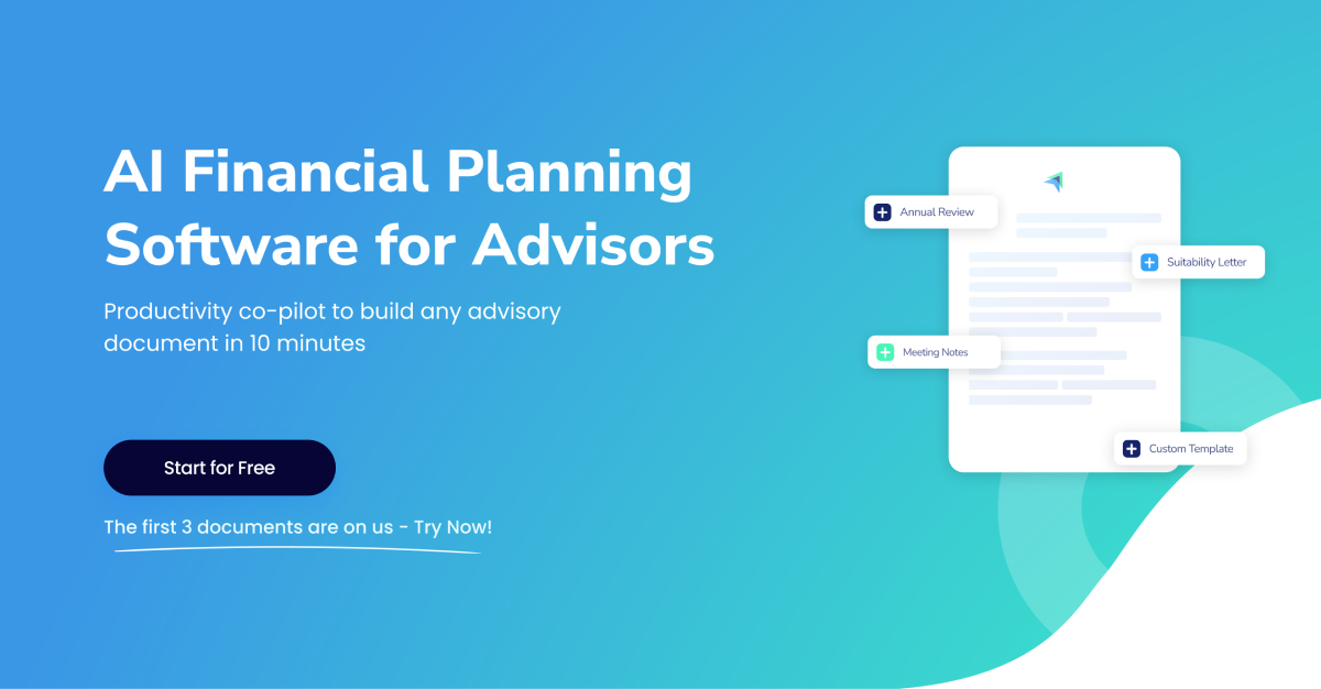 AdvisoryAI — AI Financial Planning Software for Advisors