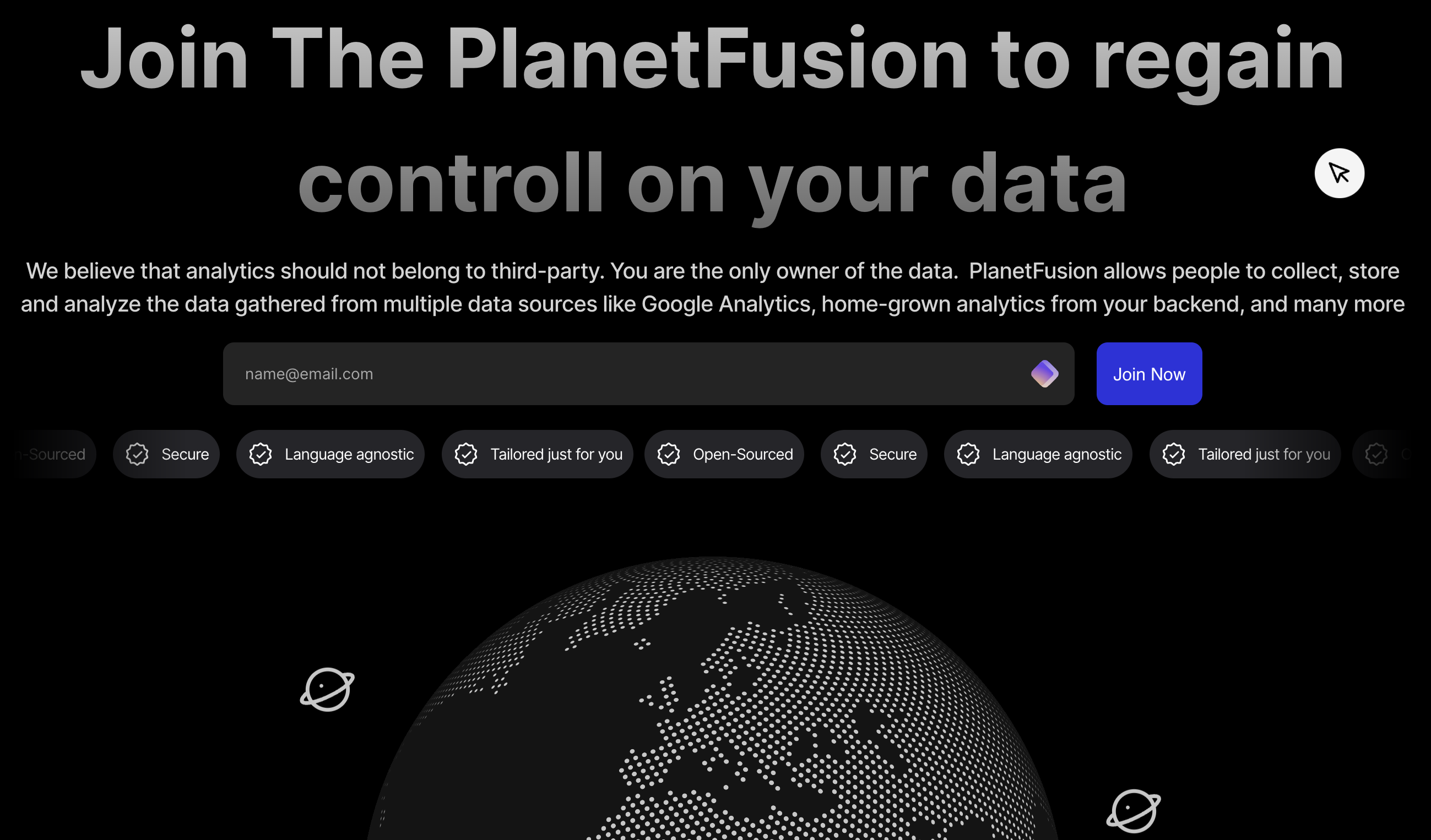 Planet Fusion | Analytics aggregation platform