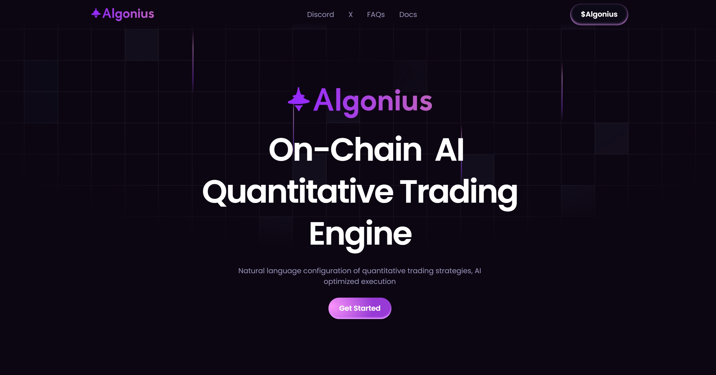 Algonius- AI Trading Engine