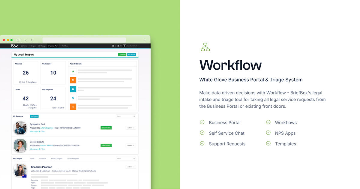 Legal Front Door | See Your Workflow