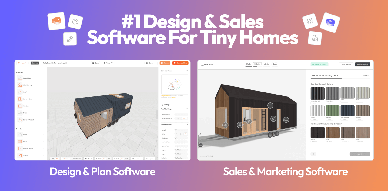 Tiny Easy: Online 3D Tiny House Designer Software