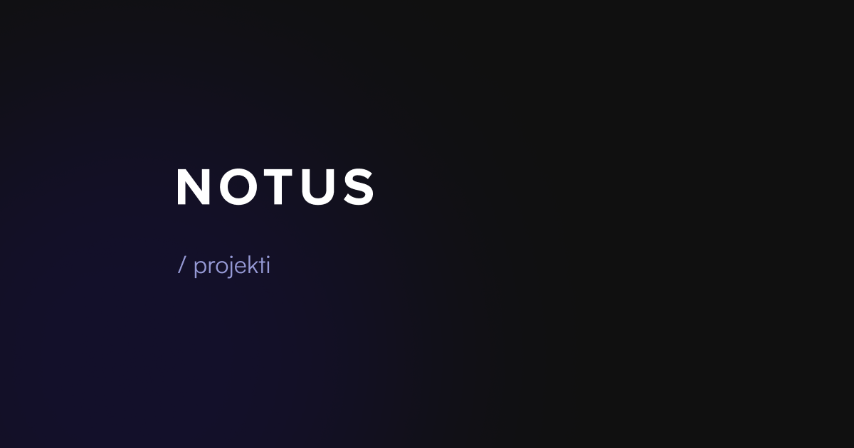 Projekti | Notus