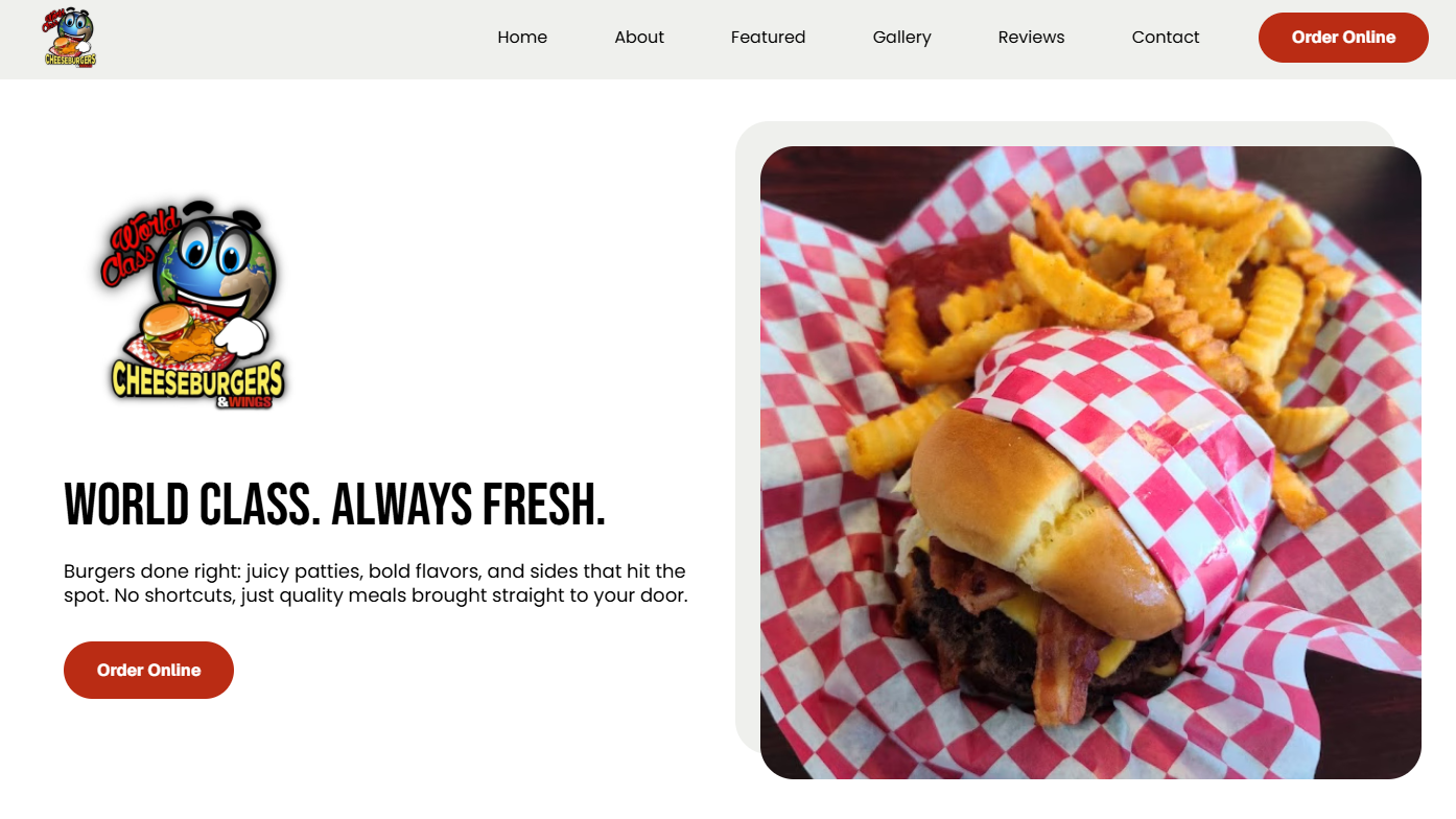 World Class Cheeseburgers