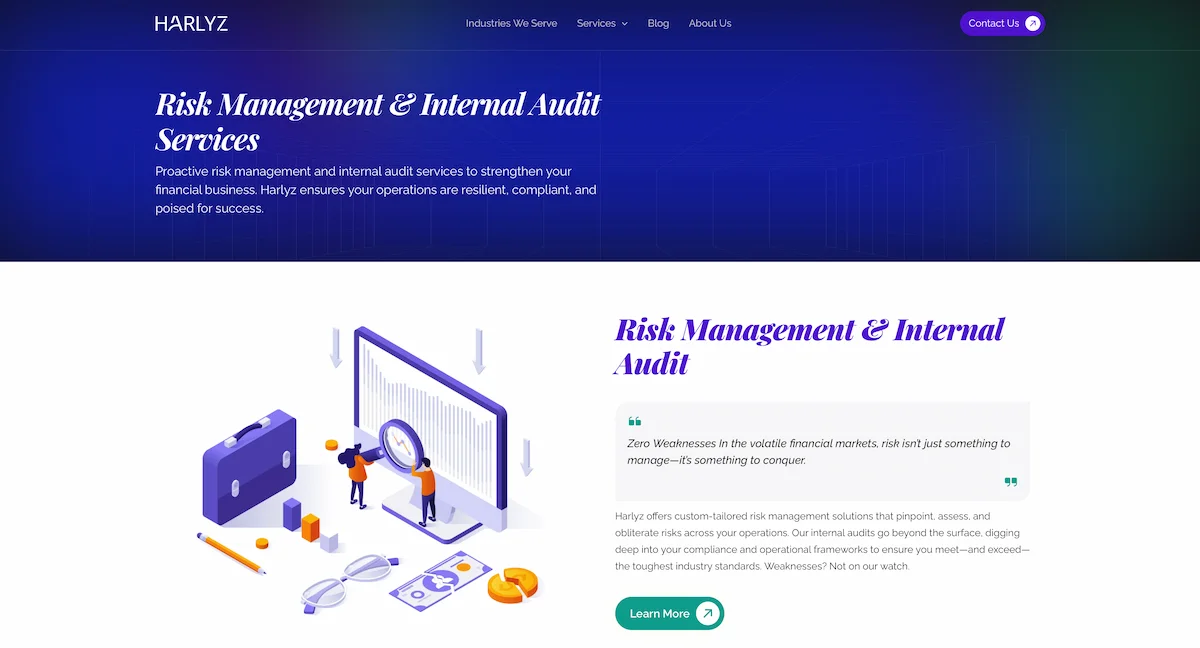 Risk Management & Internal Audits | Harlyz Expertise