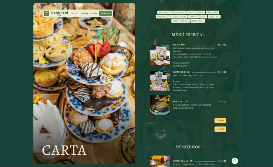 Wonderland Café Chile