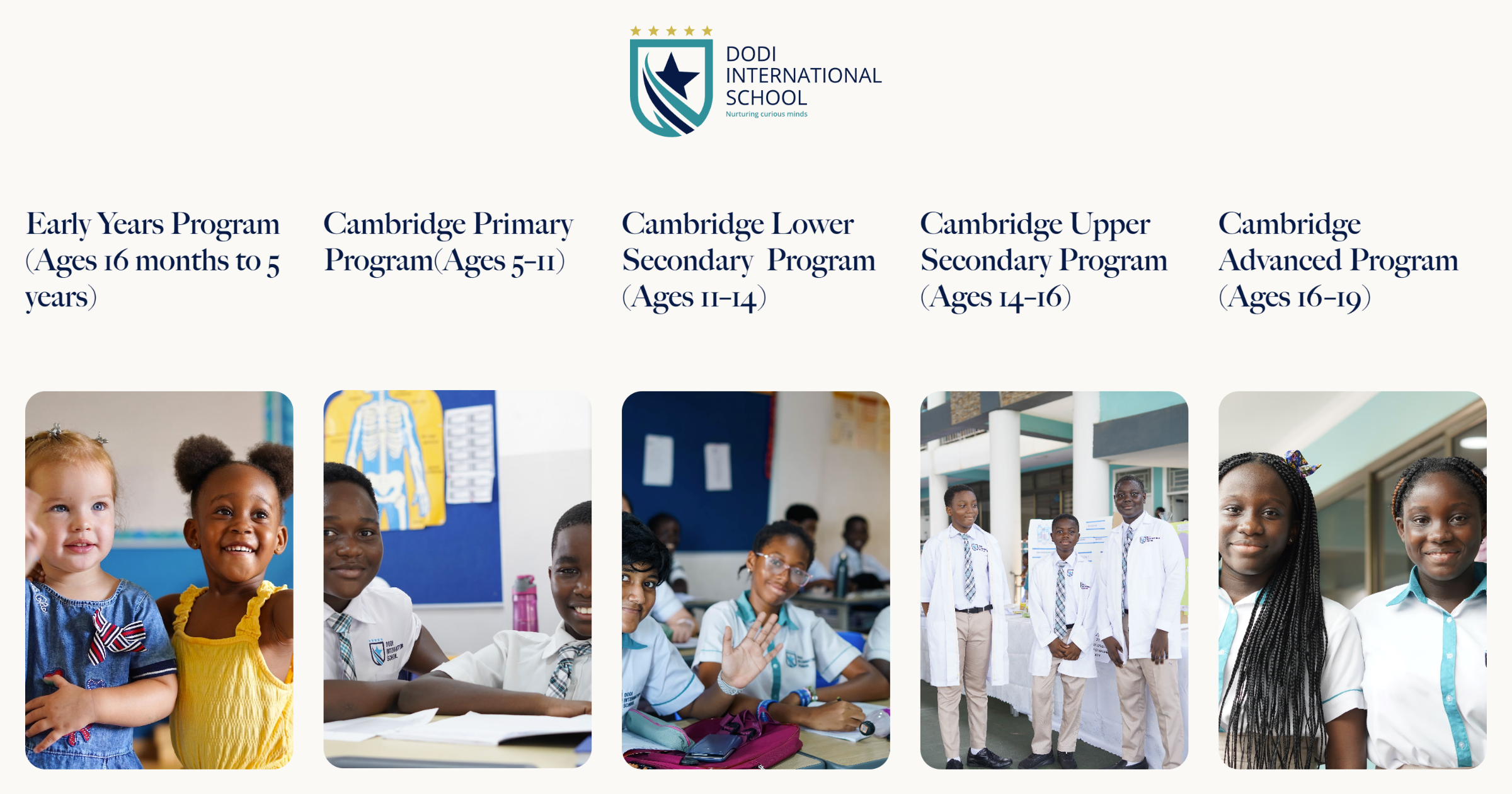 Dodi International School | Academics