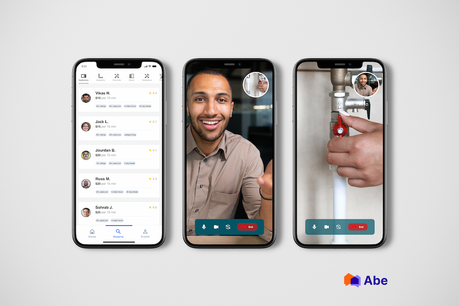 Abe - Video chat with home service pros