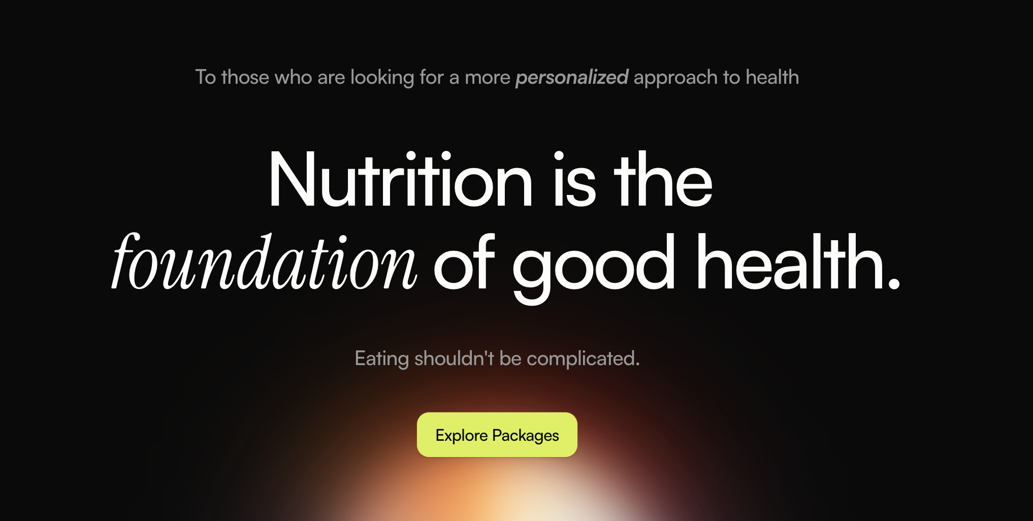 Foundation Labs | Healthcare Personalized | 1:1 Nutrition Coaching