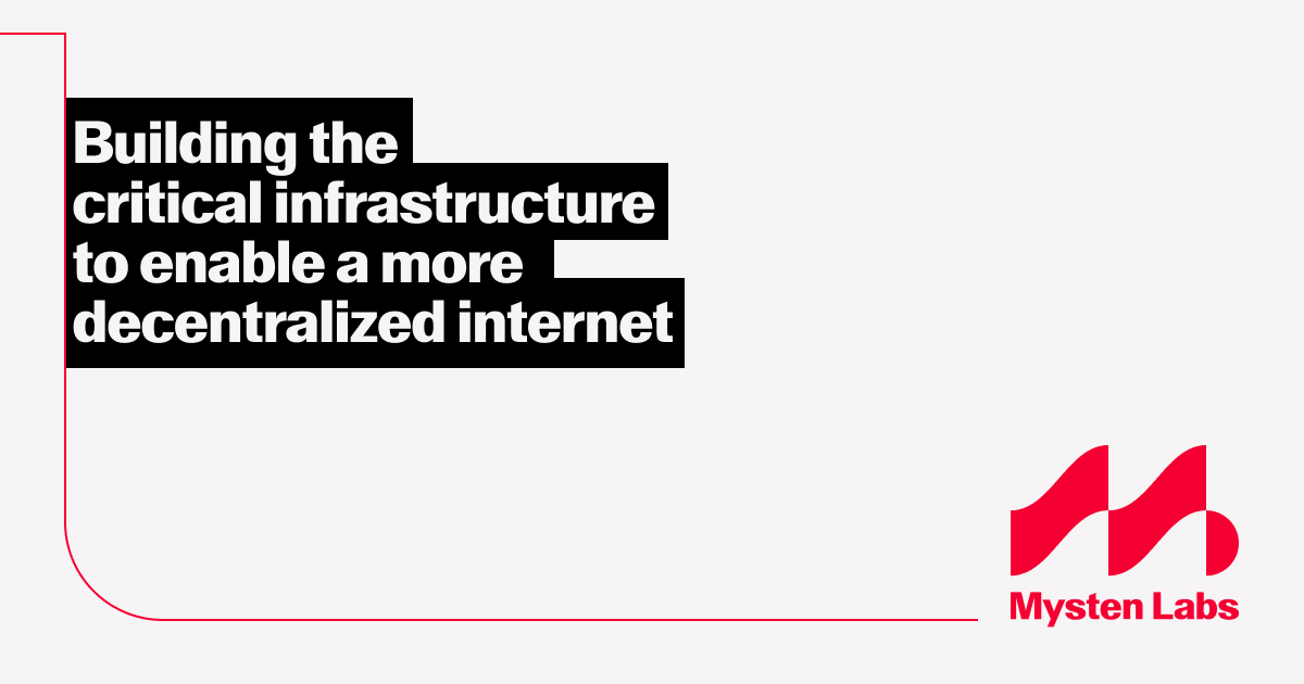 Mysten Labs - Shaping the future of the Internet