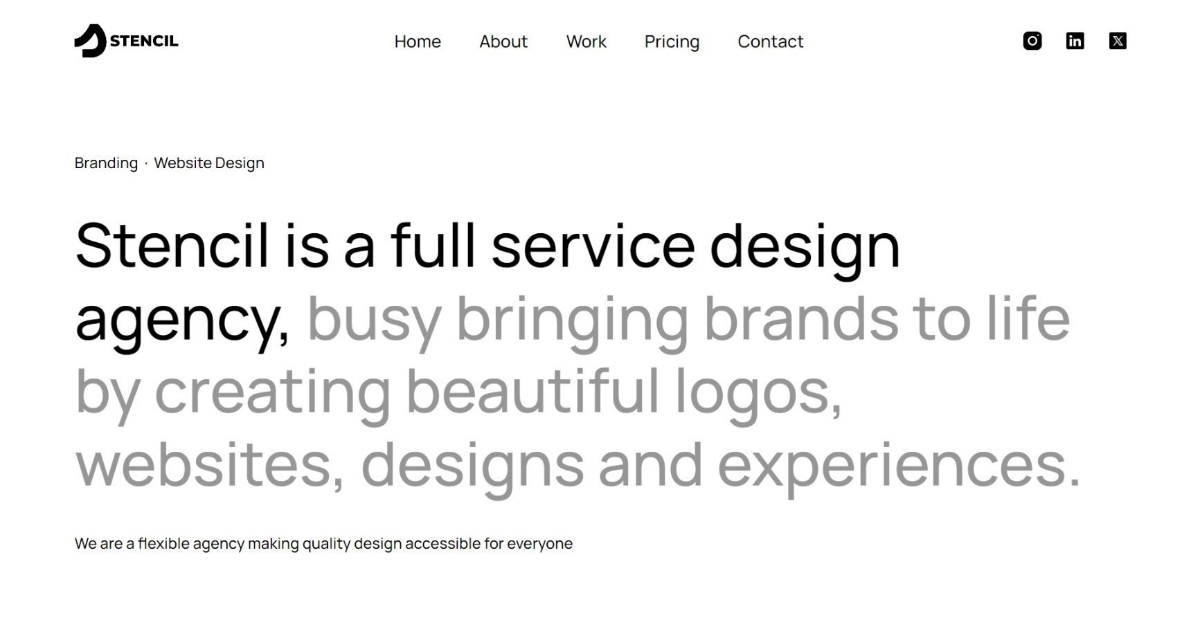 Stencil Design Agency - Full service flexible design agency
