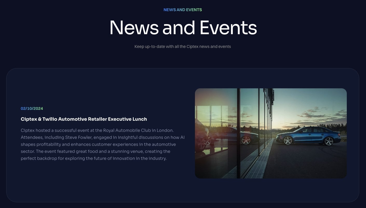Ciptex News and Events: Latest Updates and Industry Insights