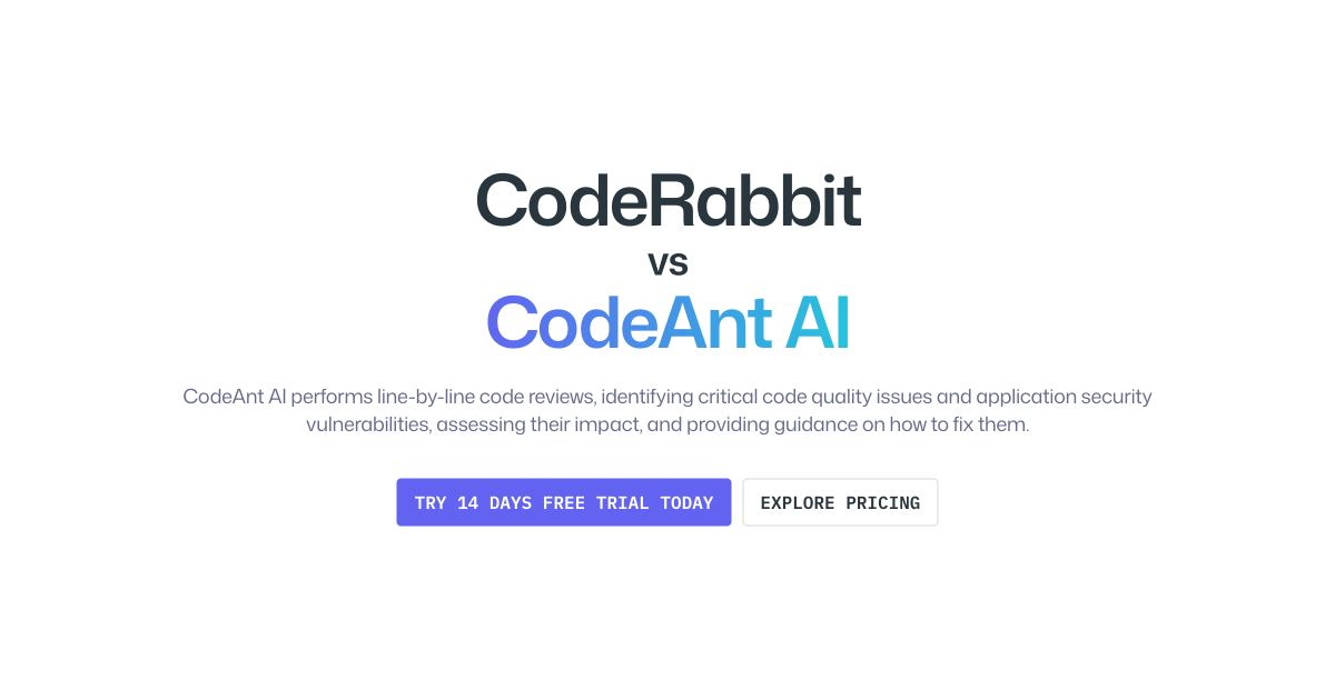 CodeAnt AI vs CodeRabbit | Leading AI Code Review & Security