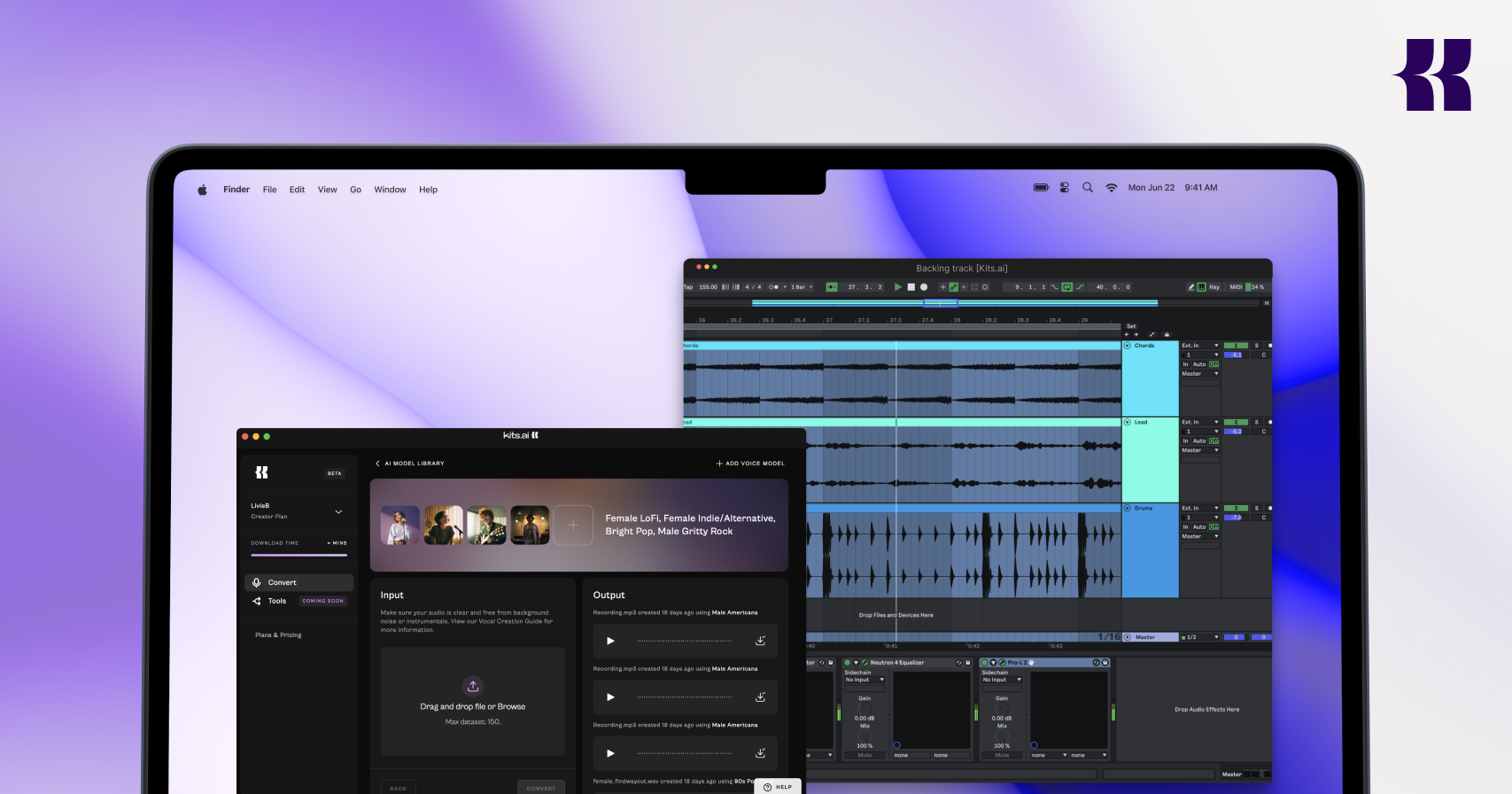 Download Free Kits AI Desktop App – Your AI Vocal Toolbox