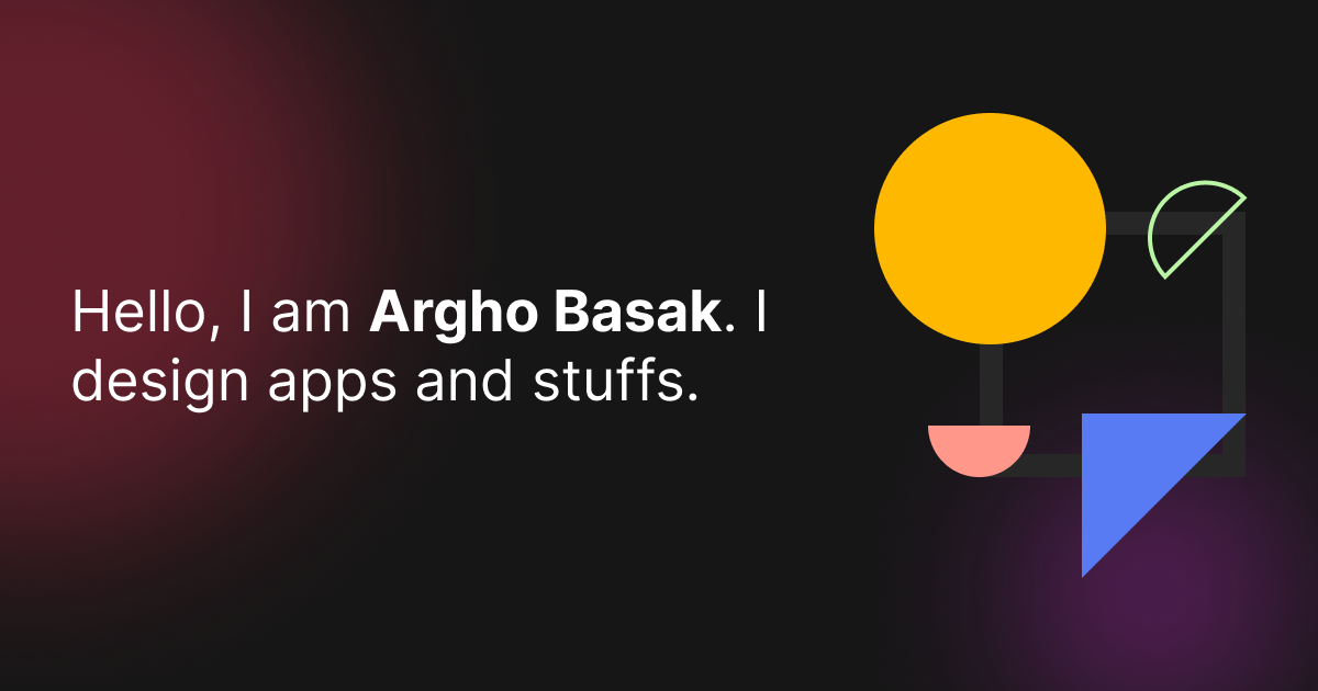 Argho Basak's Portfolio