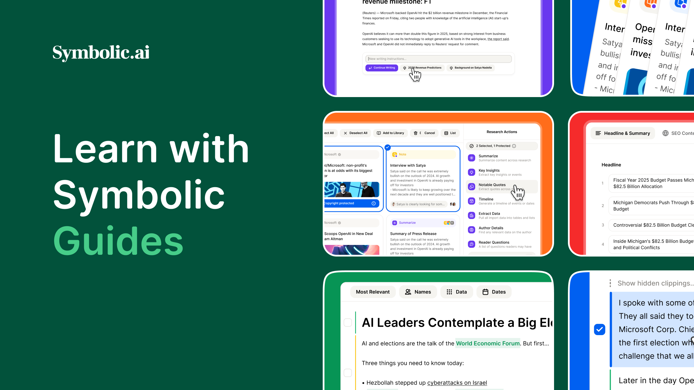 Learn with Symbolic Guides - Symbolic AI