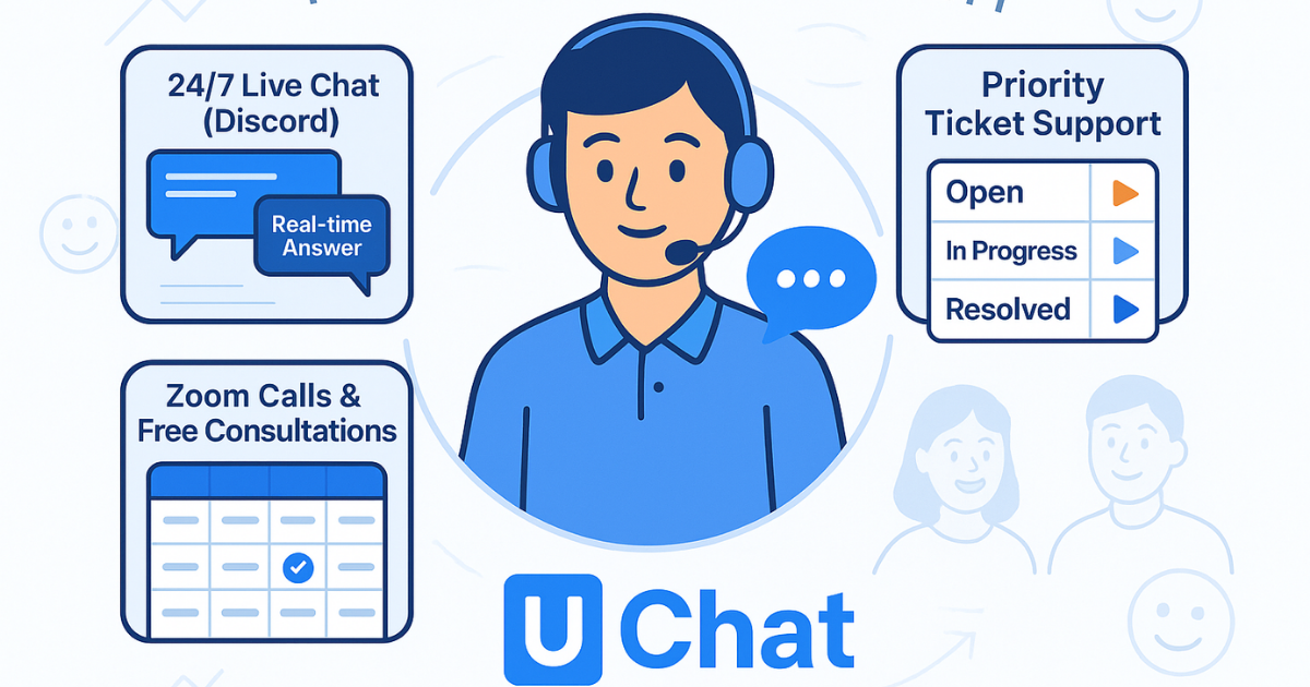 UChat Partner Support: 24/7 Live Help, Strategic Guidance & Priority ...