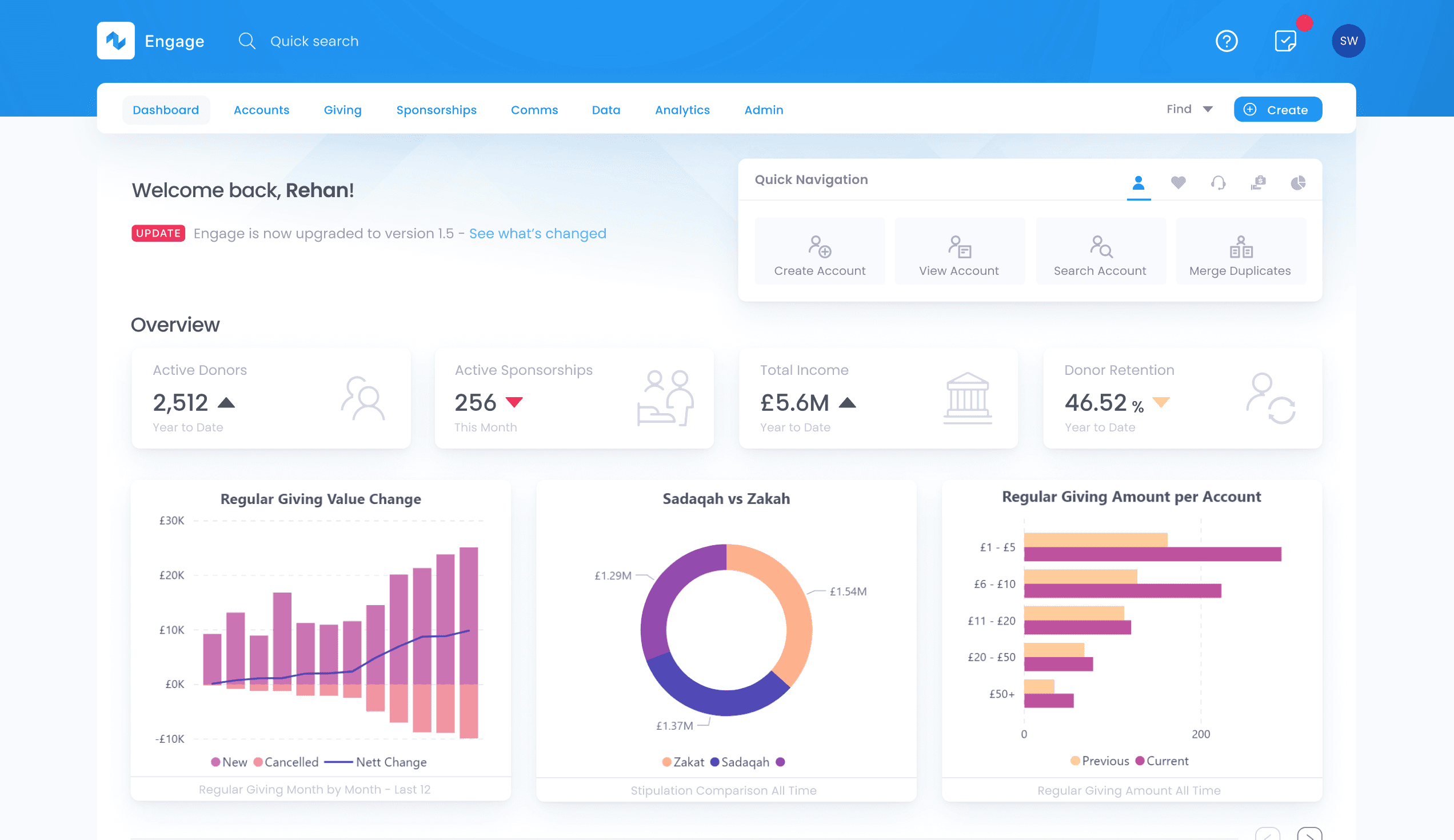 Engage - CRM for Charity