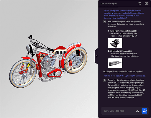 Leo AI: AI-Powered Engineering Design Copilot for Mechanical Engineers