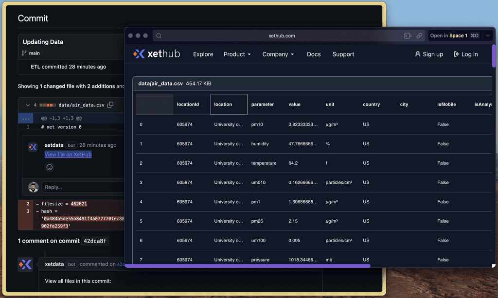 XetHub | Run Simple ETL Pipelines Inside GitHub Using Git-Xet & GitHub Actions