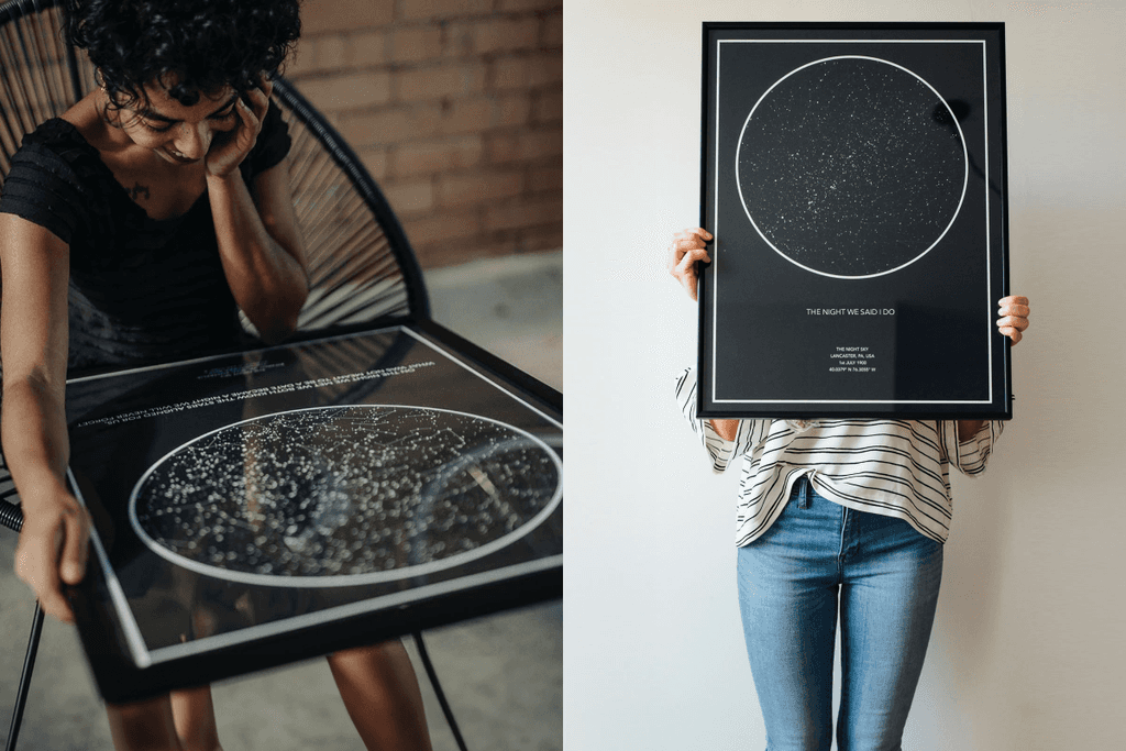 The Night Sky - Custom Star Map Prints