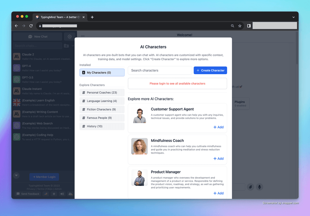 Typing Mind Custom - Private & Secure ChatGPT for teams