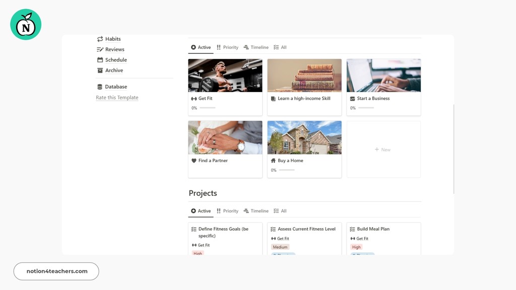 The 20 Best Notion Goal Tracker Templates
