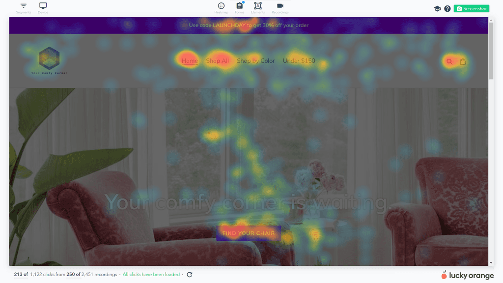 How to Use AI to Upload and Analyze a Website Heatmap | Lucky Orange