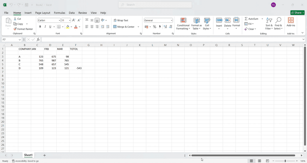 How to Create Formulas in Excel – Beginner’s Guide - 1 minute video guide