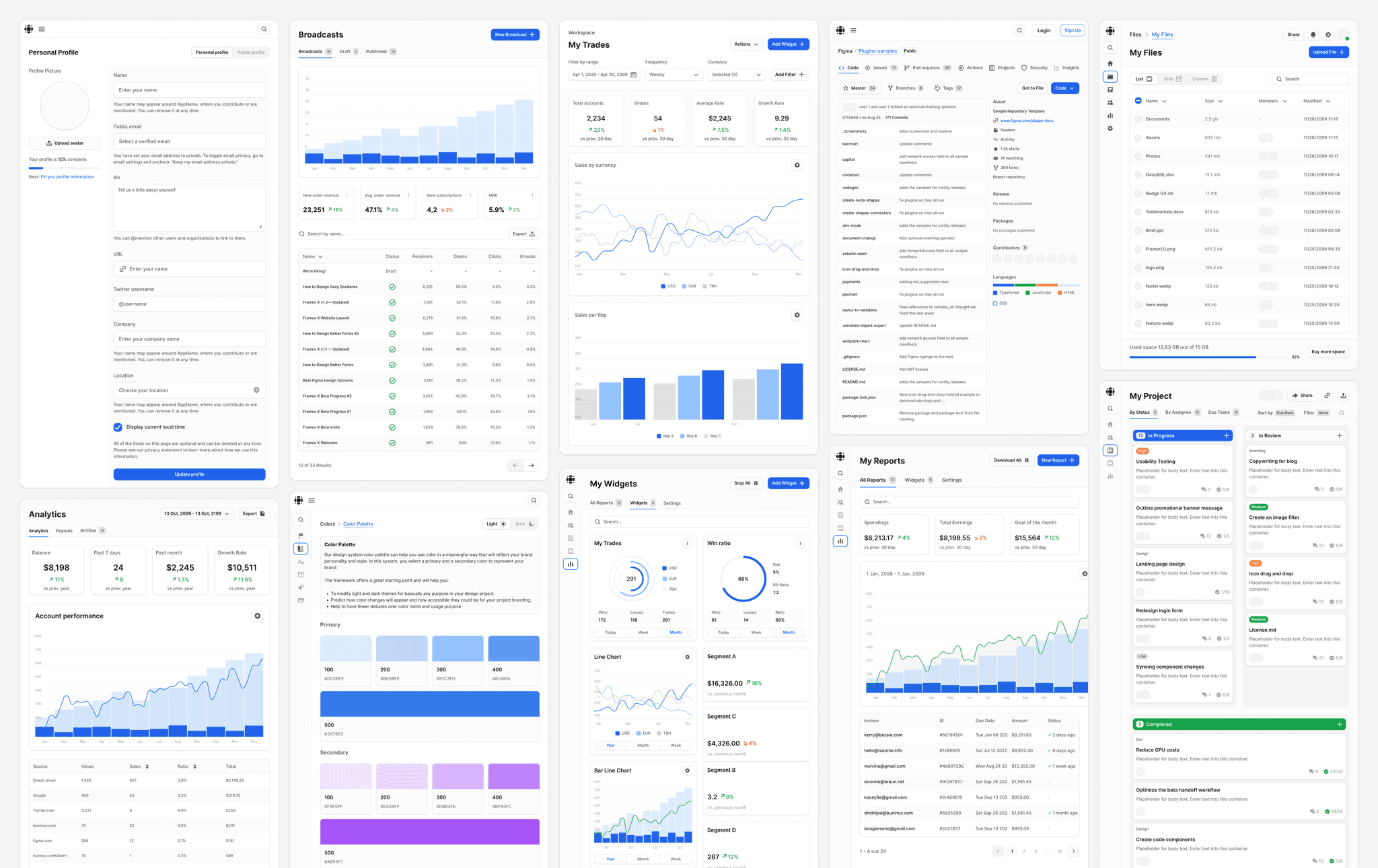 Frames X — Figma UI Kit and Design System