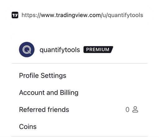 Find TradingView username | Resources