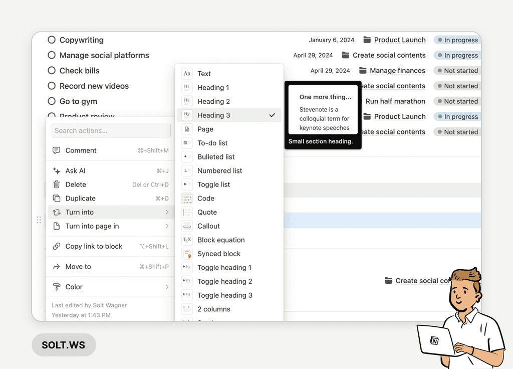 How to Make your Notion Aesthetic - Solt Wagner
