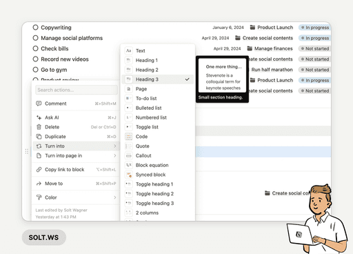 How to Make your Notion Aesthetic - Solt Wagner