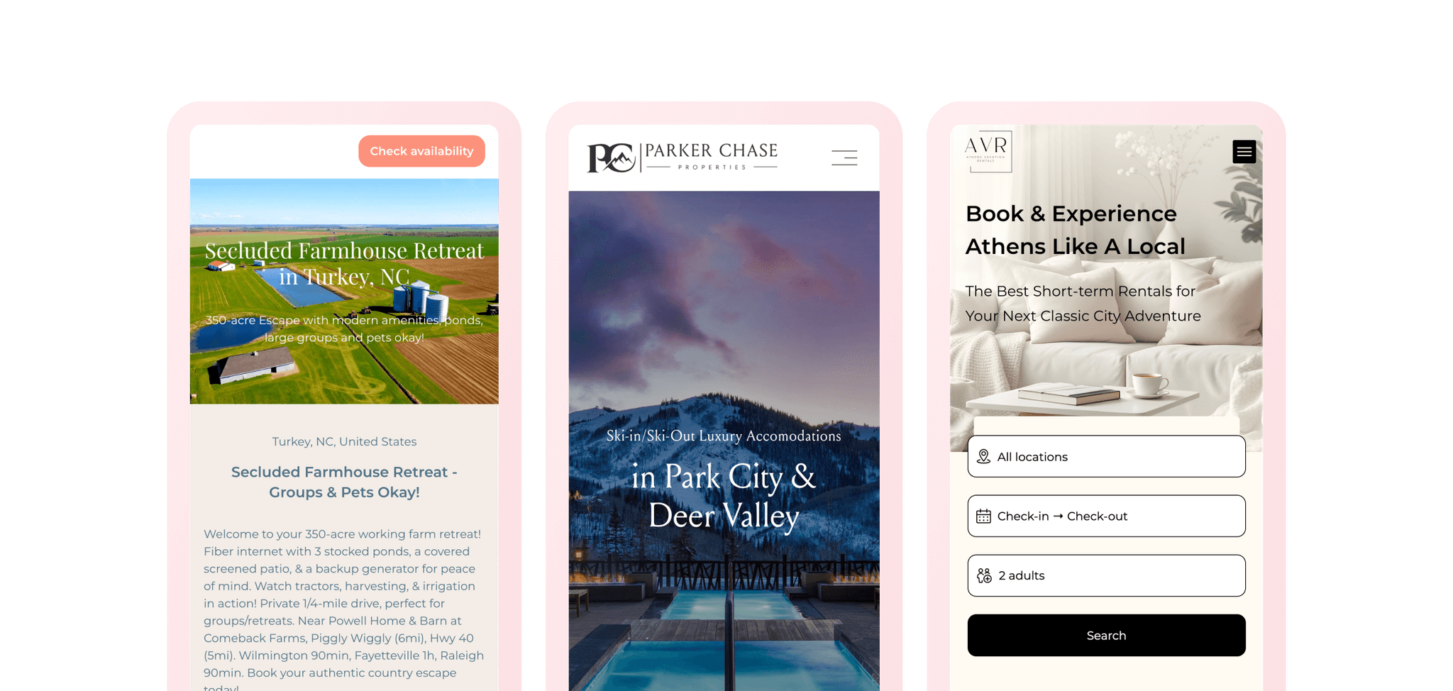 Direct Booking Website for Vacation Rentals | Hospitable