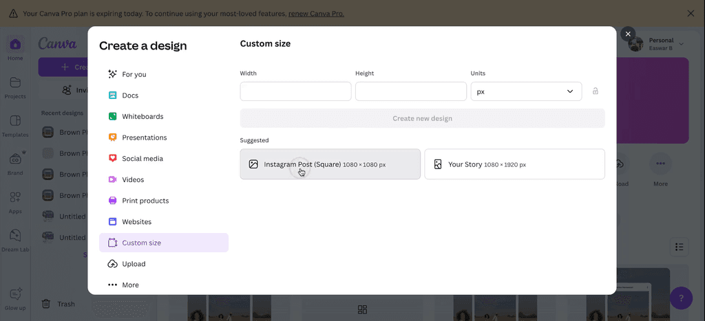 How to Resize a Design in Canva – Quick Steps for Any Format - 1 minute ...