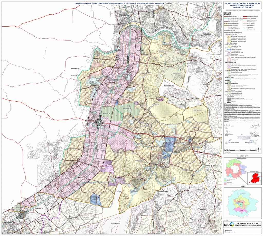 VMRDA 2041 & HMDA 2031 Master Plans | RRR Alignment Map - Charan Group
