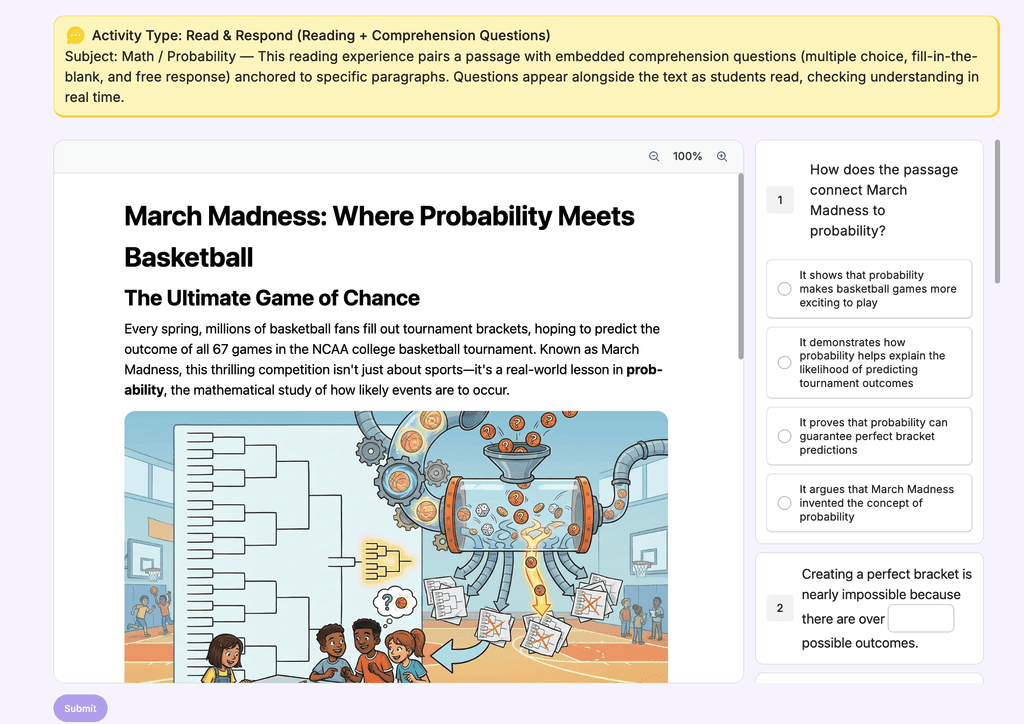 March Madness Classroom Activities: 7 Cross-Curricular Lessons in Kira ...