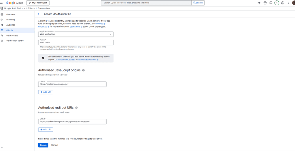 How to create Oauth2 credentials for Google Apps - Composio - The Skill Layer of AI