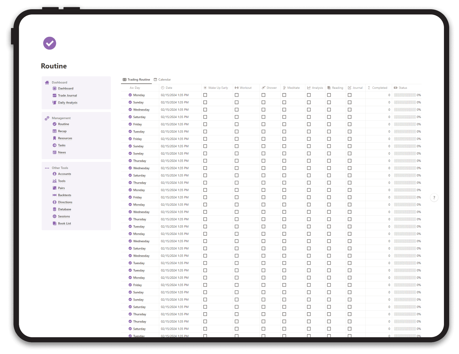 Trading Journal - Trading Dashboard | Notion Template - Notion VIP