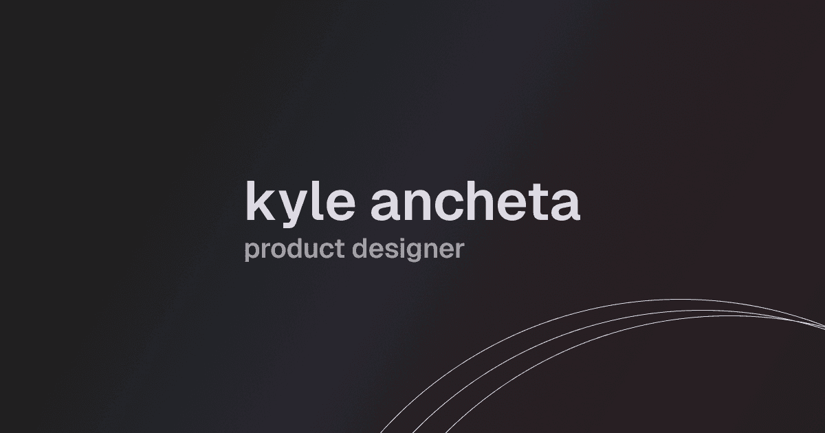 portfolio | kyle ancheta