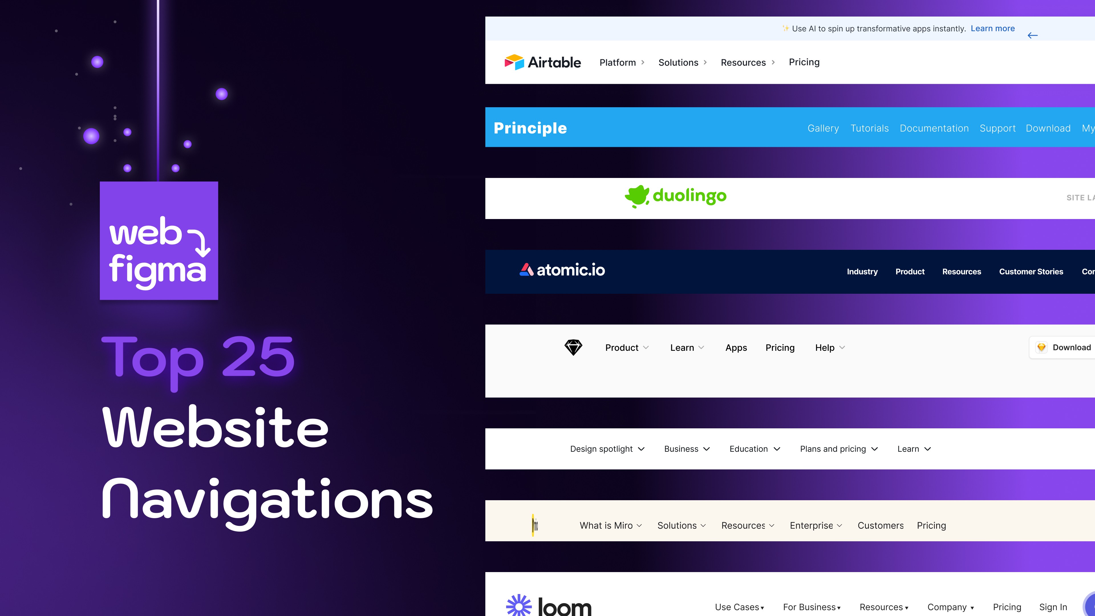25 Inspiring Website Navigation Designs for UI/UX Designers
