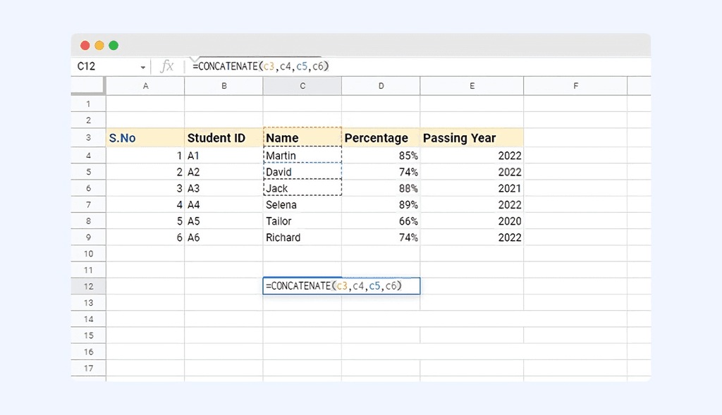 How to combine columns in Google Sheets - Airboxr
