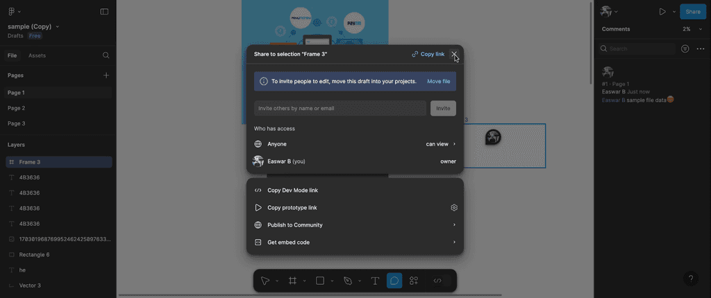 How To Chat In Figma - 1 minute video guide