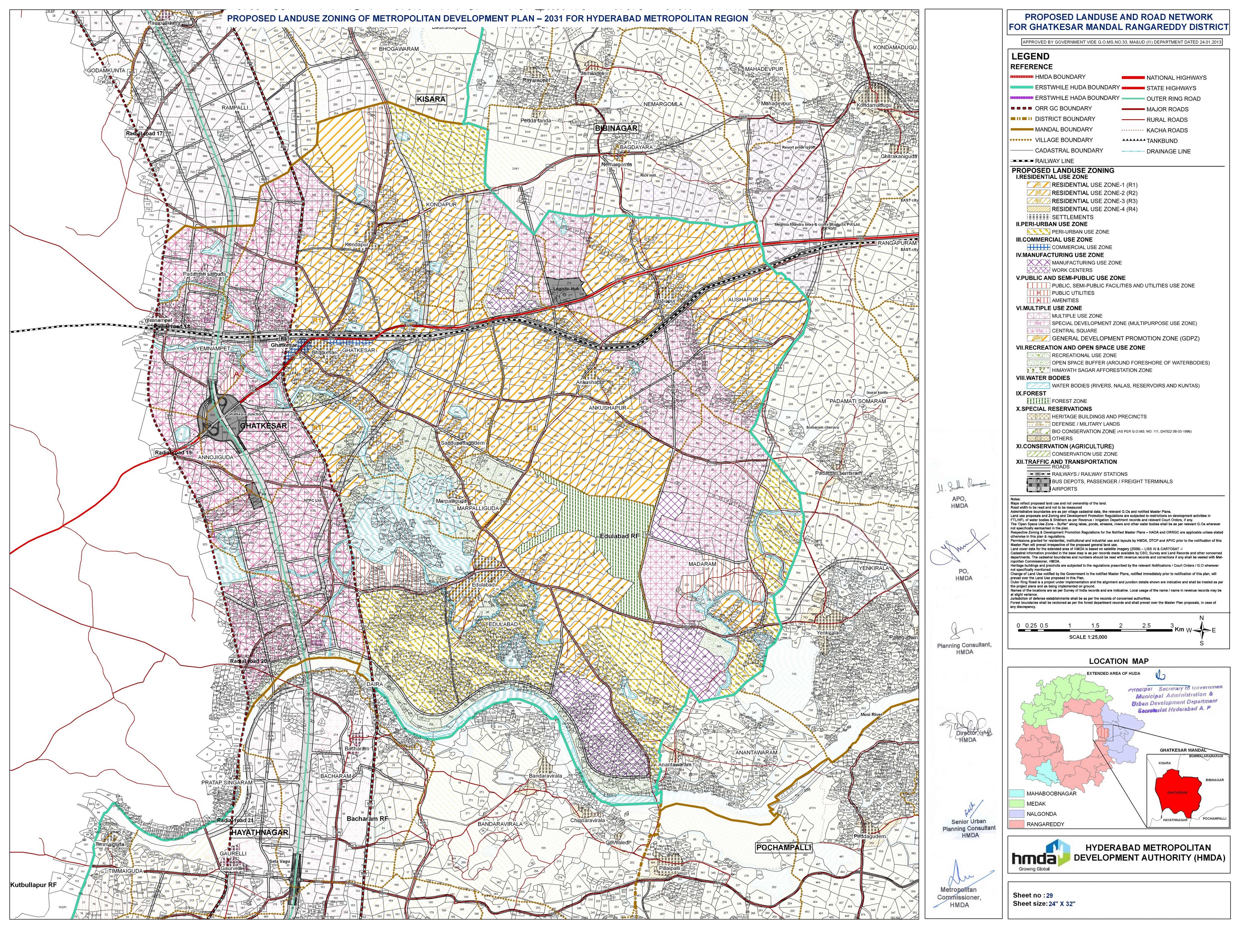 VMRDA 2041 & HMDA 2031 Master Plans | RRR Alignment Map - Charan Group